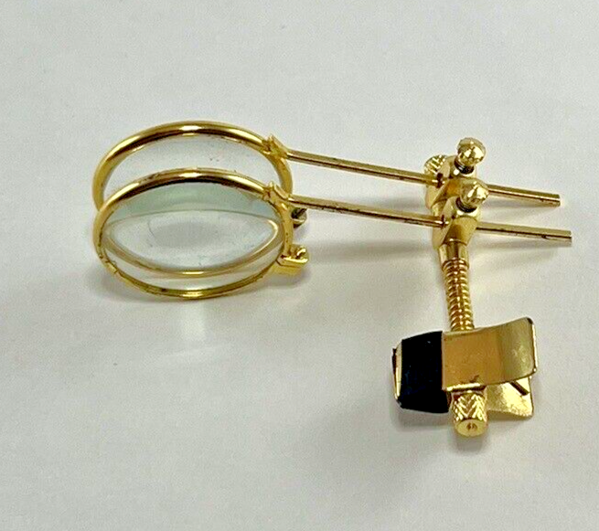 Eye loop Spectacles Glasses With Clip on Double Lens 5x and 10x power ...