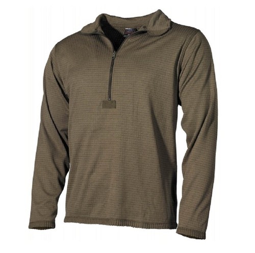 US Level II Gen III Army Long Sleeve Cold Weather Grid Fleece Shirt Bw ...