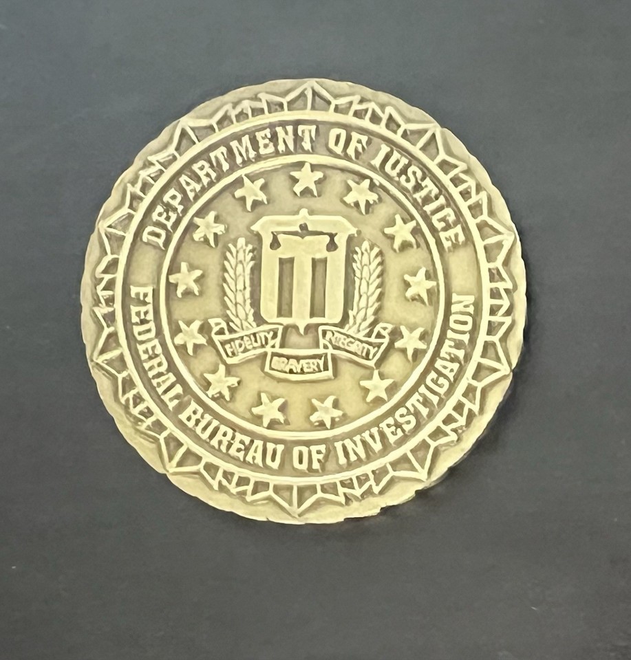 FBI Behavioral Science Unit Extremely Rare 1.5 Inch Challenge Coin Old ...