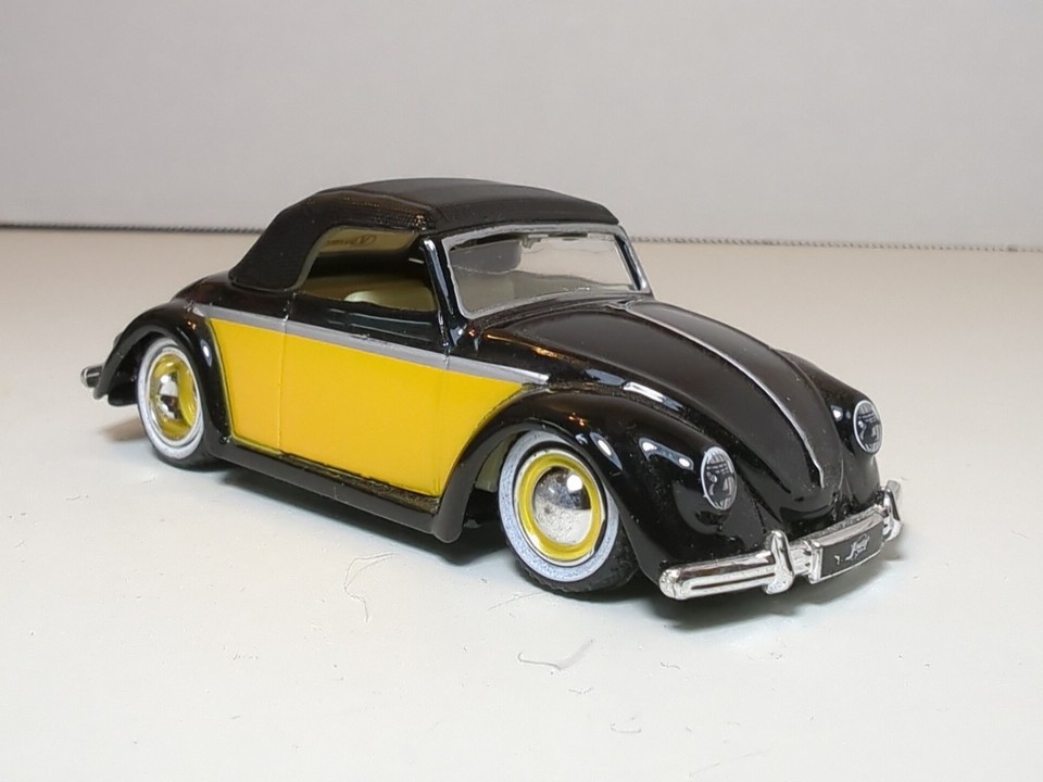 3" Jada Toys VDubs VDUB$ '49 Volkswagen VW Hebmuller Cabriolet Bug ...