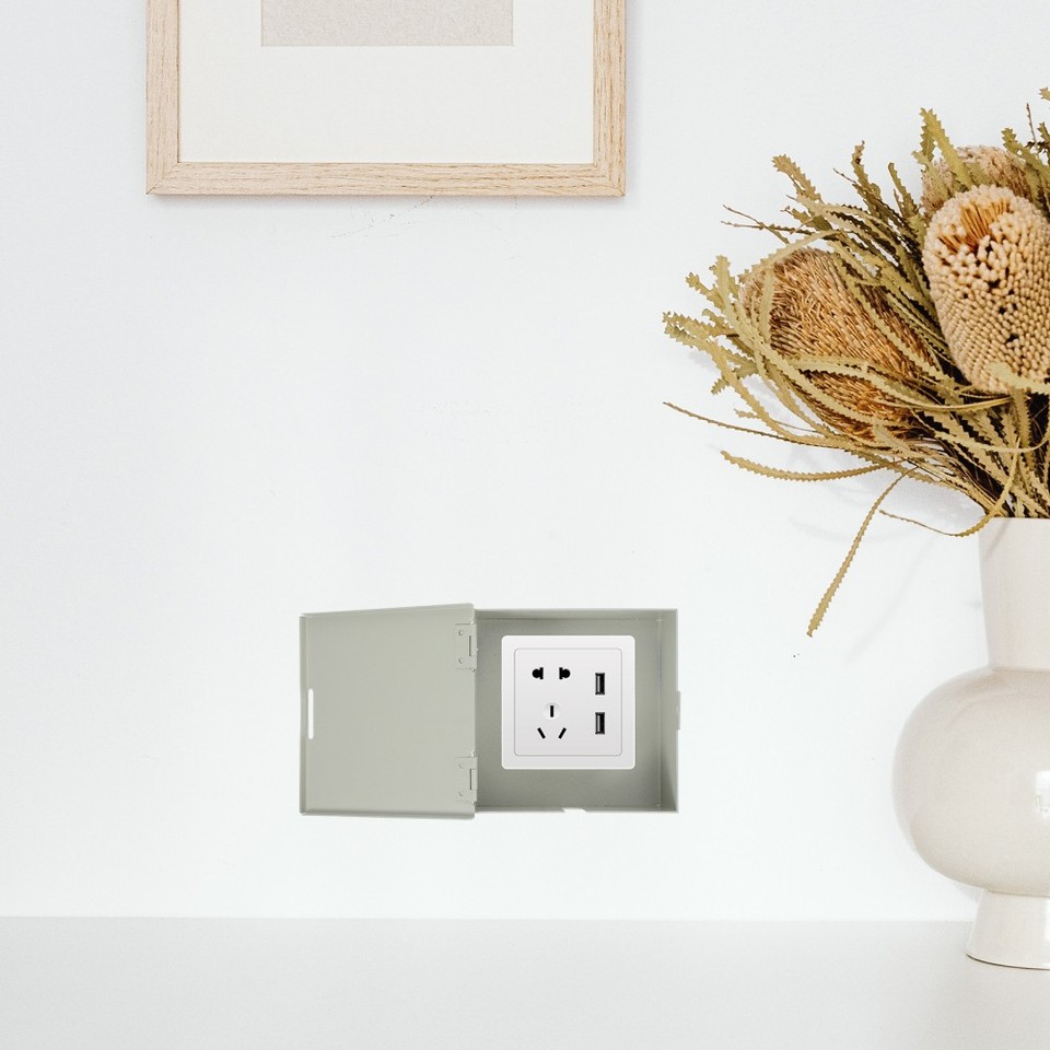 Anti-theft Power Socket Locking Wall Plate Cover Electric Covers | eBay ...