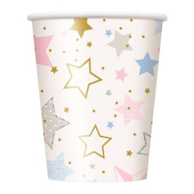 Twinkle Little Star Paper Cups 8pk Kids Birthday Party Decorations ...