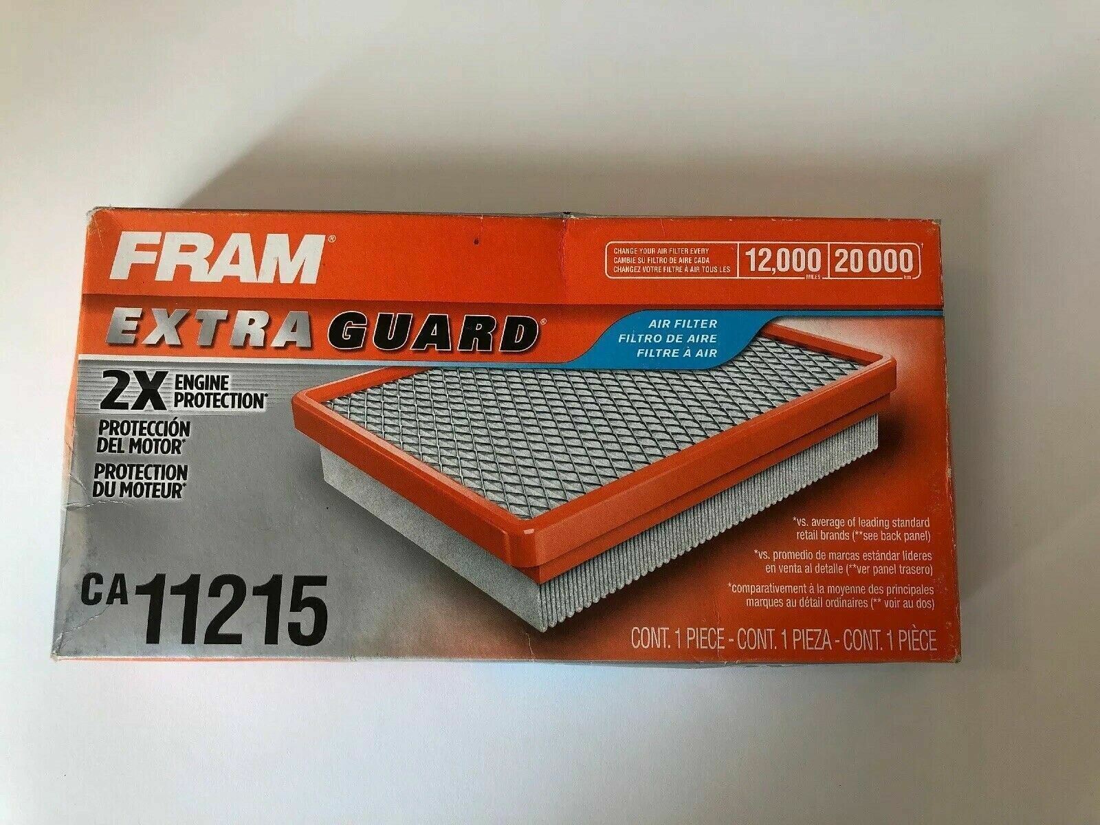 FRAM CA11215 Extra Guard Flexible Rectangular Panel Air Filter ~ Free ...