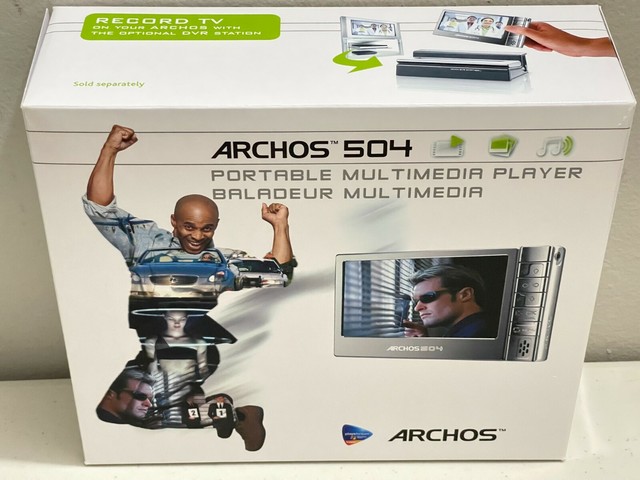 Archos 504 Gray/Silver (40 GB) Digital Media Player for sale online | eBay