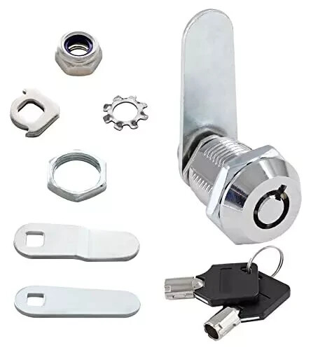 4 Pack Tubular Cam Locks Keyed Alike 3/4 Inch RV Locks Replacement ...
