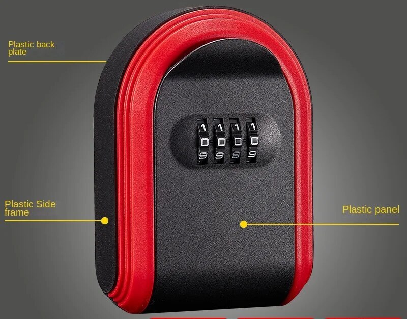 Password Lock Key Storage Password Box, Fully Plastic Password Key Box ...