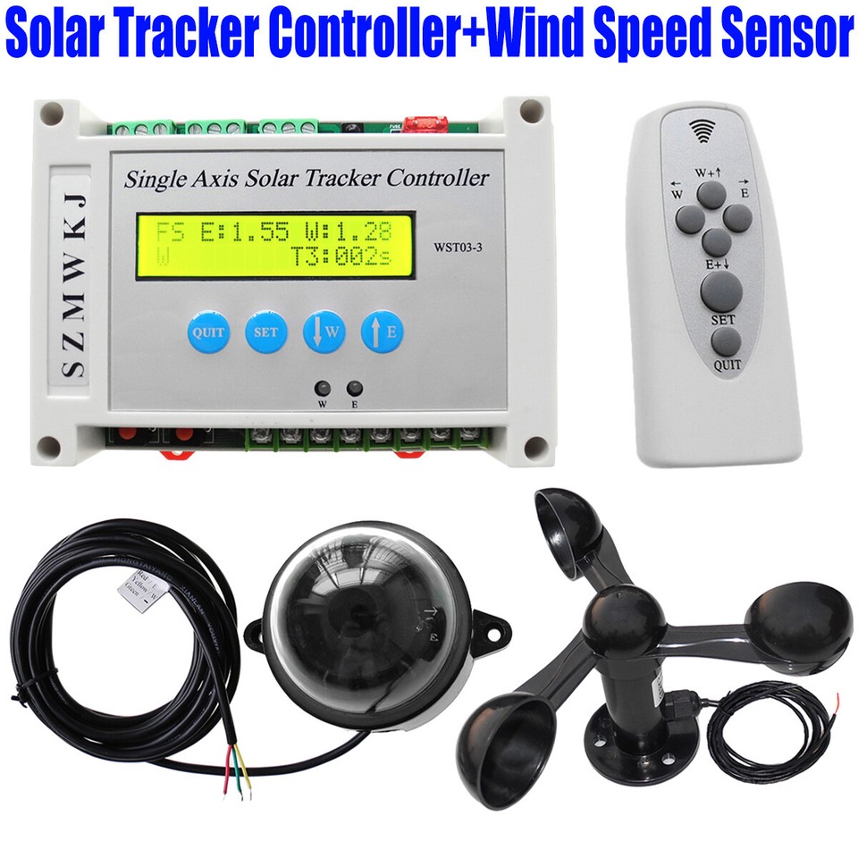 Solar Panel Tracking Single/Dual Axis Electronic LCD Solar Tracker ...