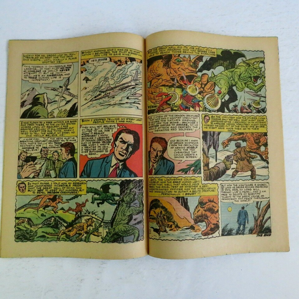 Where Monsters Dwell Comic: #27 1974) Dragon Grogg, Jack Kirby art ...