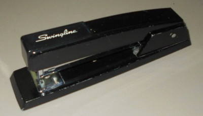 Swingline 747 Black Metal Desk Stapler Long Island City NY USA VTG ...
