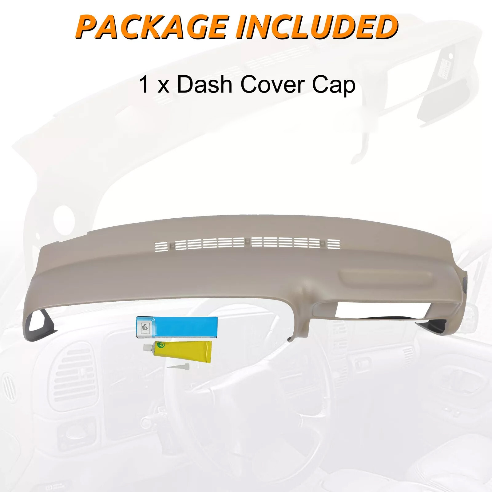Dash Cover Custom Dashboard Pad Tan For 97-00 Chevy Chevrolet GMC C1500 ...