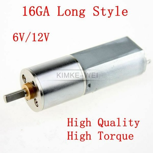 16mm 6V/12V DC 8 -1200 RPM Mini Torque Gear Box Motor Reducer ...