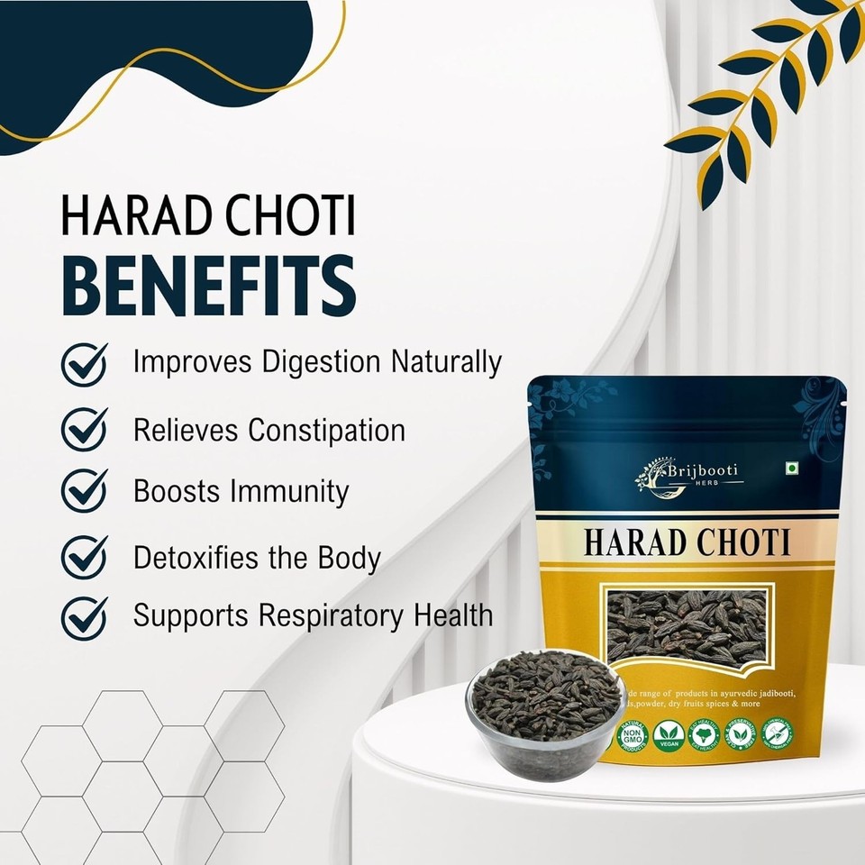Organic & Natural Harad Choti - Haritaki - Kadukkai - Karakkaya ...