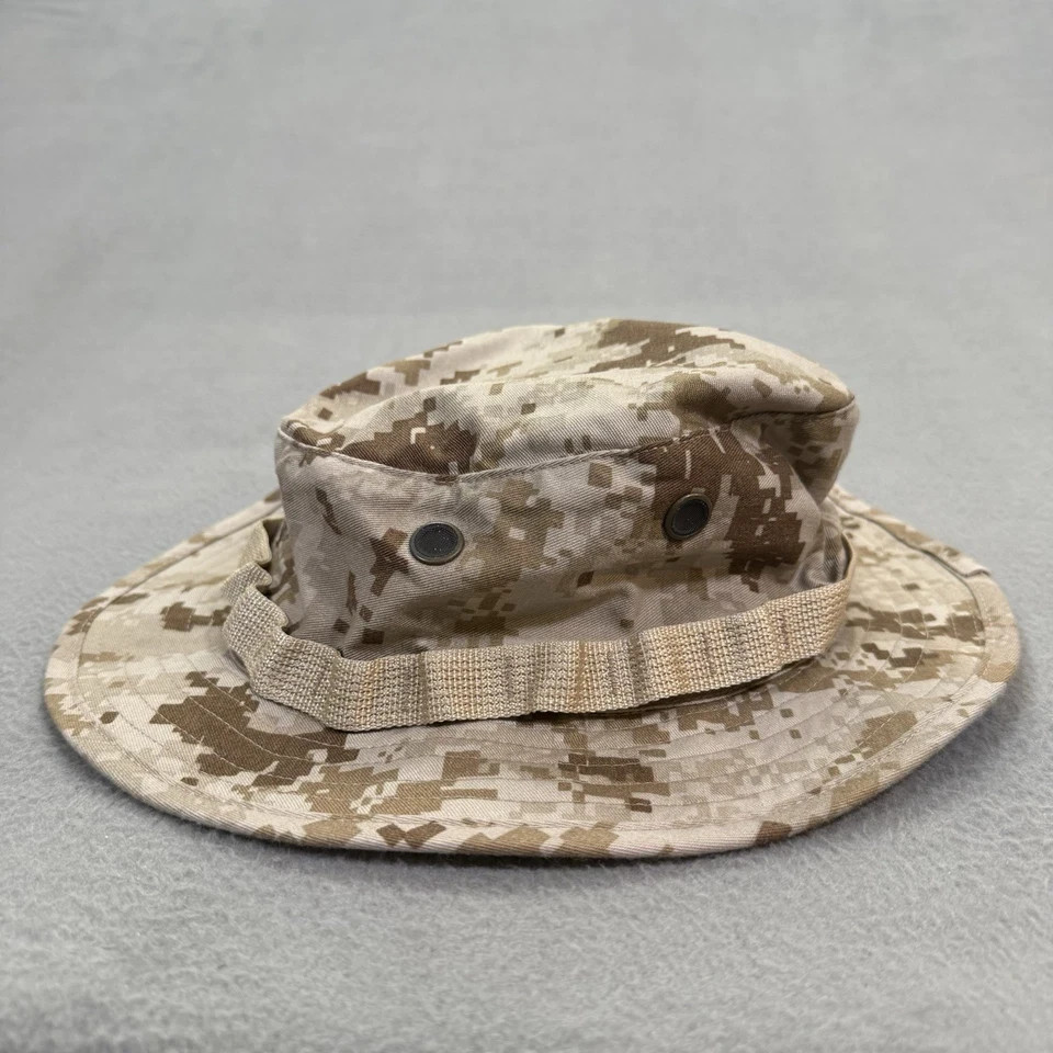 Vintage USMC Boonie Hat Medium Desert Marpat Camo Marine Corps Logo ...
