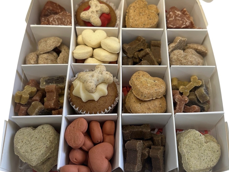 Valentines Birthday Dog Puppy Hamper ,Selection Box Treats ,Dog Easter ...