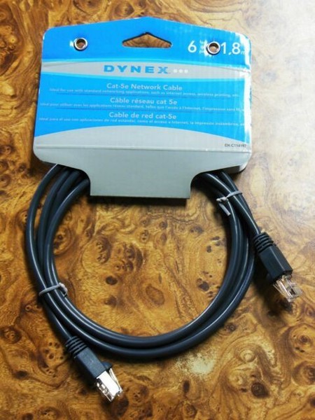 Dynex DX-C114197 - Network cable RJ-45 (M) 1.8 m CAT 5e snagless (DX ...