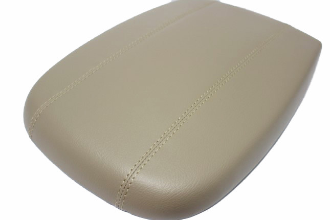 Fits 98-02 Lincoln Navigator Beige Real Leather Center Console Lid ...