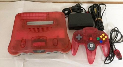 Nintend N64 NINTENDO 64 Clear Red Console Controller used japan | eBay ...
