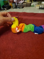 Inch the Inchworm - Yarn Antennae - Beanie Babies - Beaniepedia