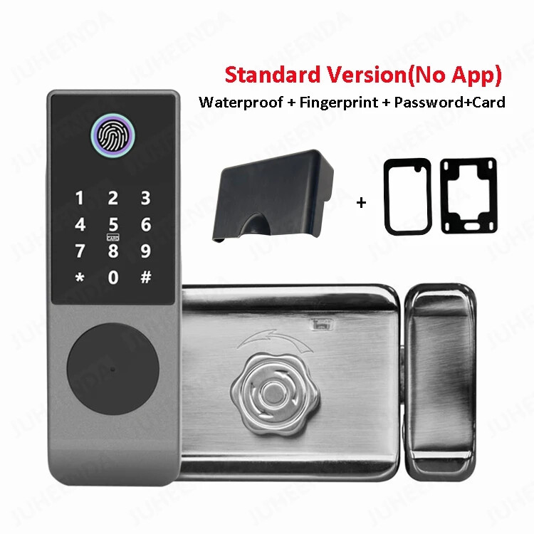 Waterproof Smart Lock Wifi Double Side Fingerprint Lock Gate Electronic ...