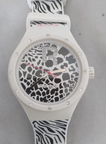 VINTAGE BELLE MONTRE REEBOK CLASSIC FEMME HOMME BLANCHE ZEBRE RC IRR L2 ...