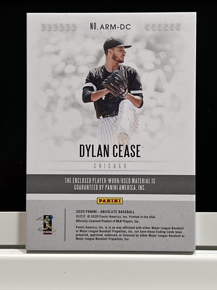 2020 Panini Absolute Dylan Cease Rookie Materials Card #ARM-DC Relic | eBay