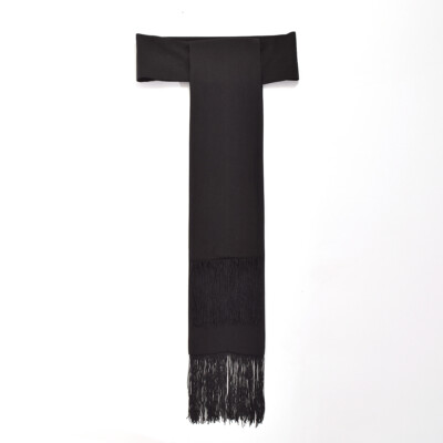 Clergy Black Band Cincture With Fringe Bishop Priest Roman Cassock ...