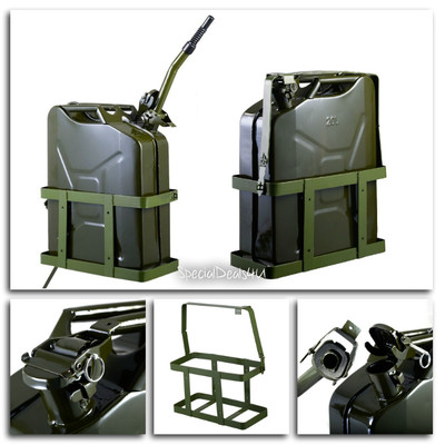 Fuel & Energy Jerry Can 5 Gallon 20L Gas Fuel Army NATO Military Metal ...
