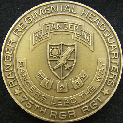 75th Ranger Regimental Headquarters Challenge Coin | eBay