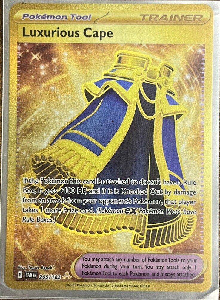 Pokémon TCG Luxurious Cape Paradox Rift 265/182 Holo Hyper Rare | eBay