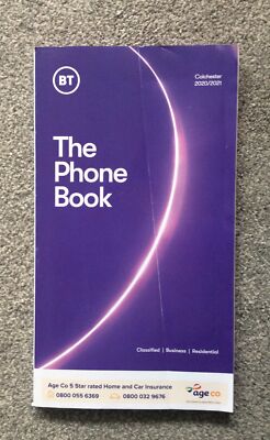 BT the phone book. Colchester 2020/2021 Number 366. | eBay UK
