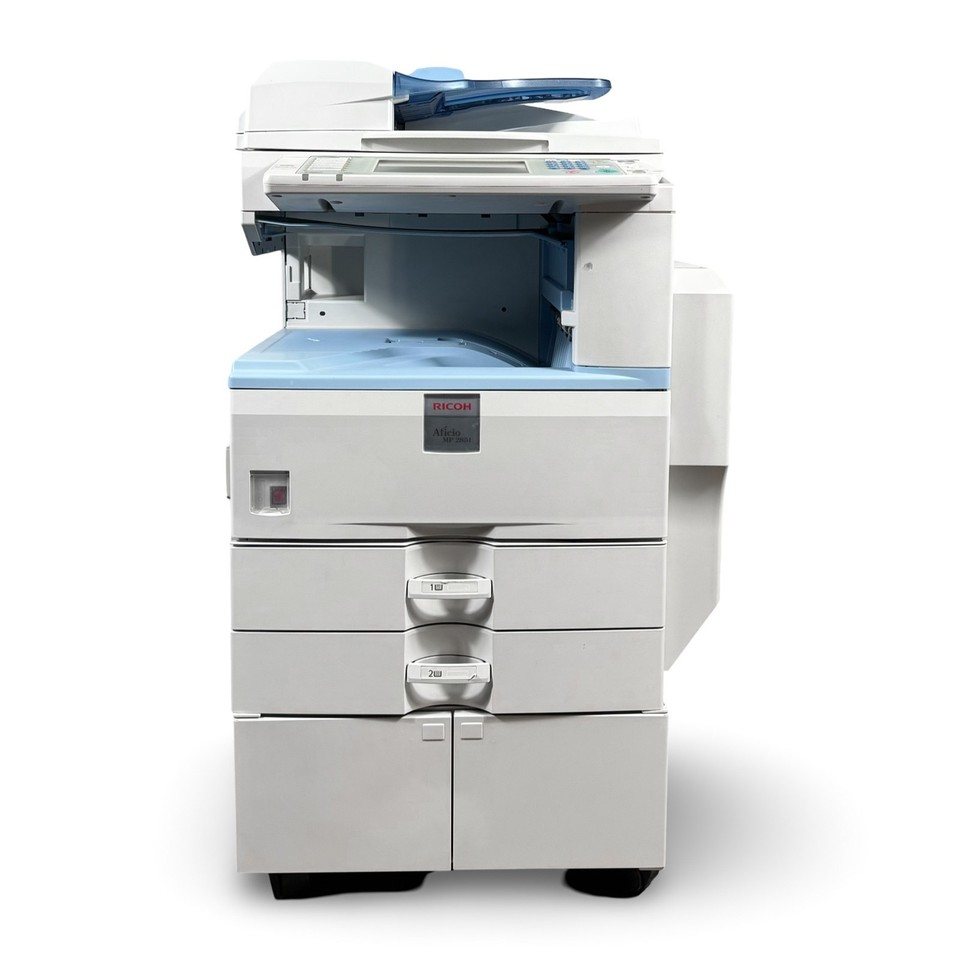 Ricoh Aficio MP 2851 Mono Laser MFP | Print/Scan/Copy/Fax | 28 ppm | eBay