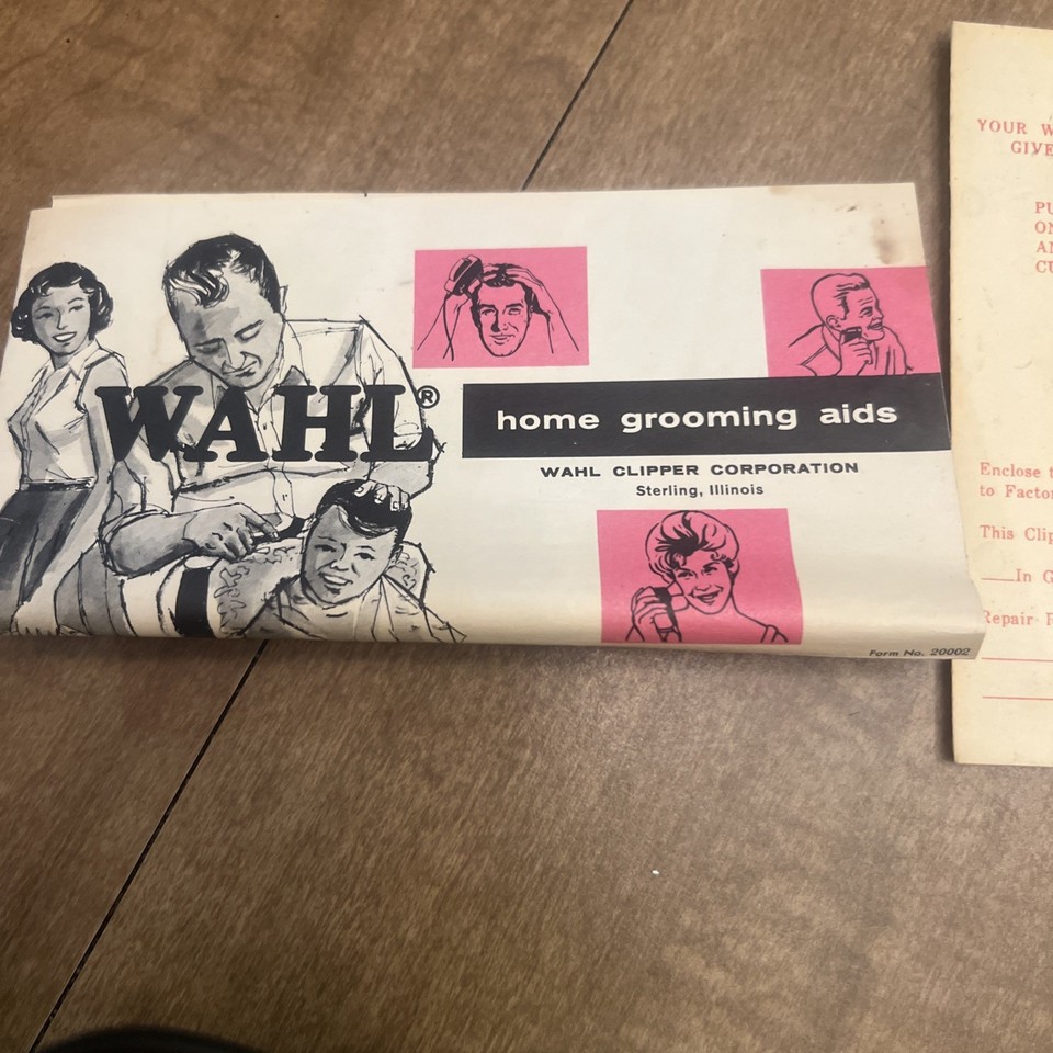 Vintage 1963 Wahl Multi-cut Hair Clippers Model MC #9200 Works With ...