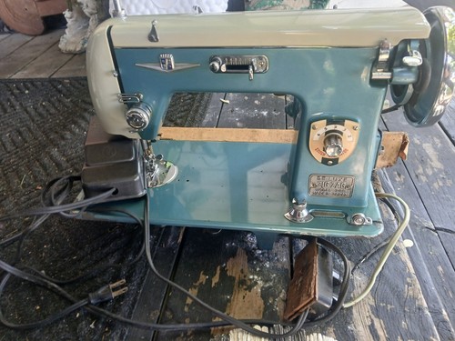 1950's Montgomery Ward Zig-Zag sewing machine | eBay