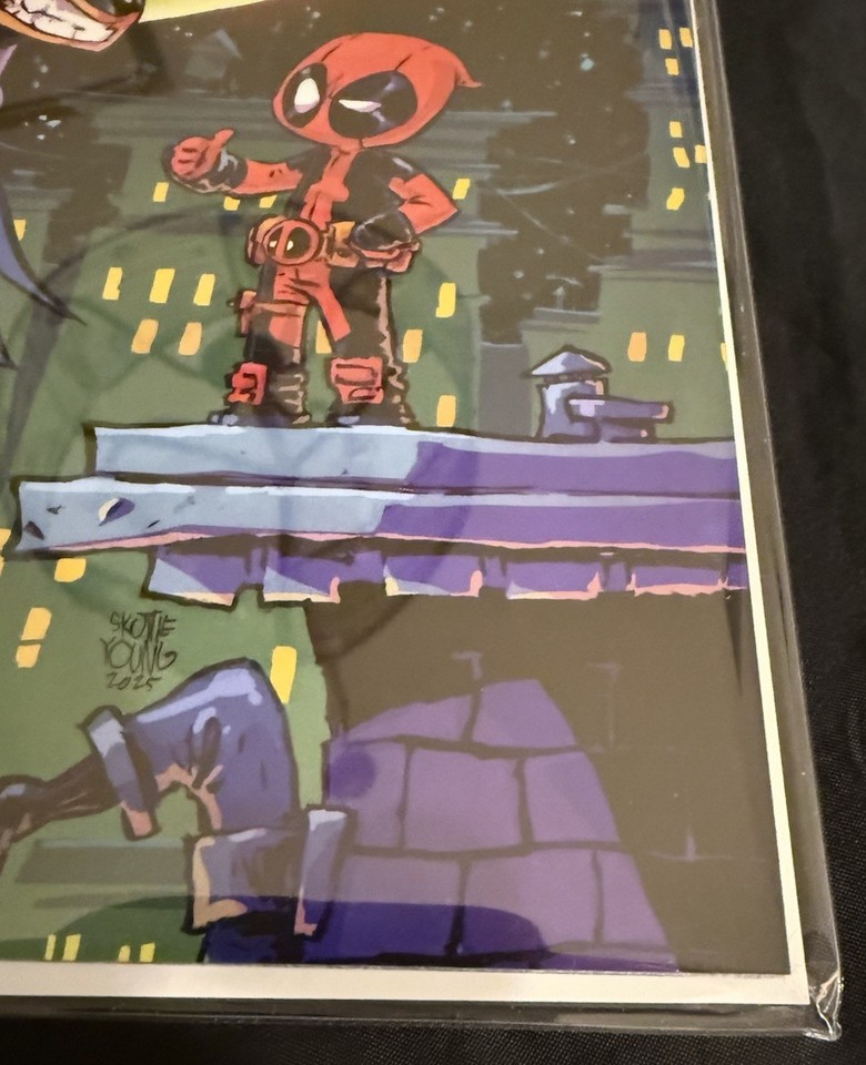 Deadpool Batman 1 ~ Signed Skottie Young Variant COA ~ NM/NM+ ~ 1st ...