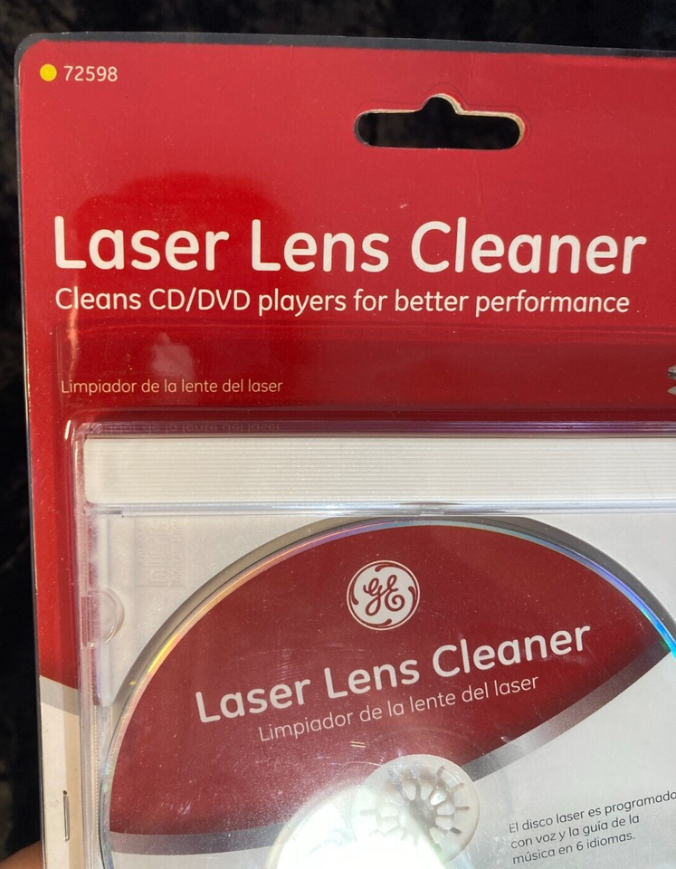 GE Laser Lens Cleaner for CD DVD Blu Ray Xbox PlayStation 72598 | eBay