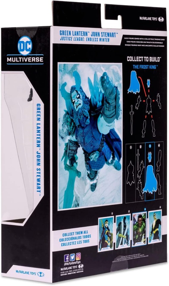 McFarlane Toys, 7-Inch DC Endless Winter Green Lantern (John Stewart ...