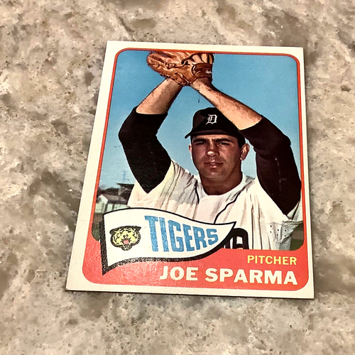 1965 Topps #587 Joe Sparma Detroit Tigers High # | eBay
