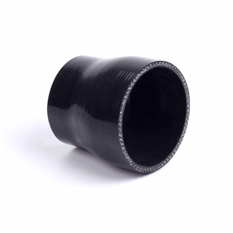 Black 1.5" to 2" 38 - 51 mm Straight Silicone Hose Reducer Turbo ...