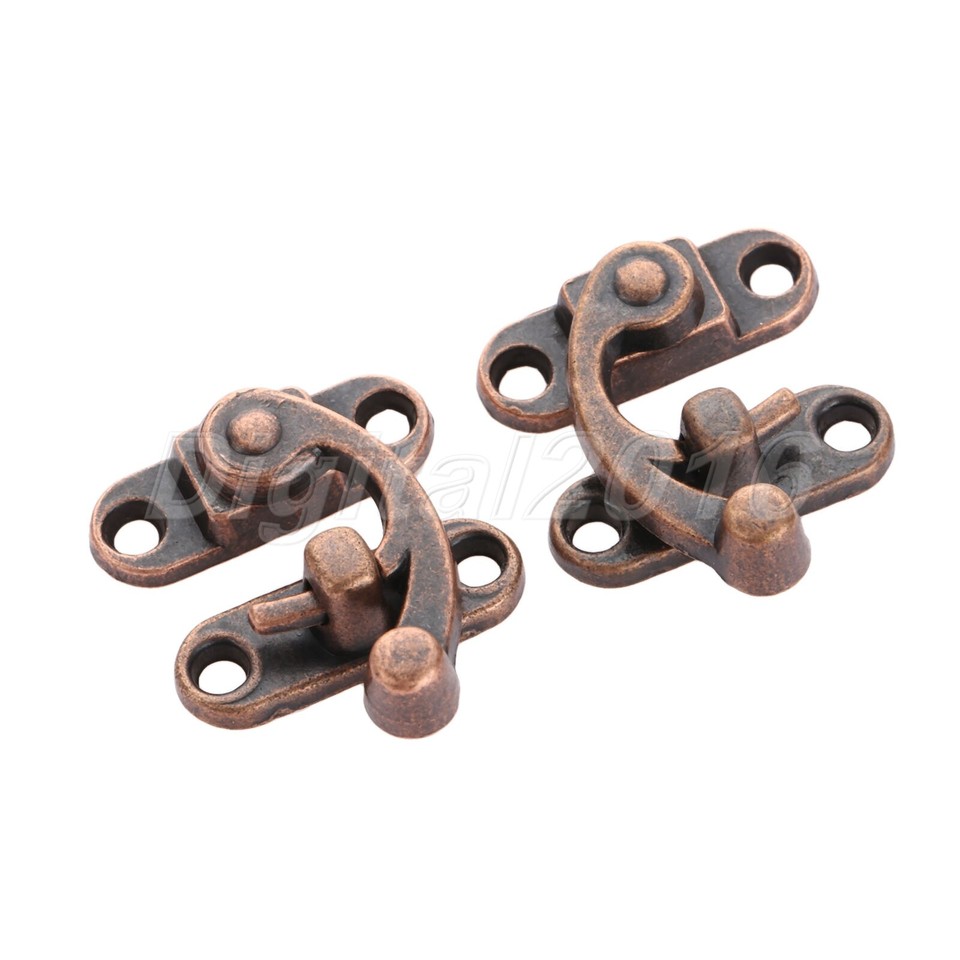 2pc Chest Suitcase Jewelry Box Latch Clasps Trinket Swing Bag Lock ...