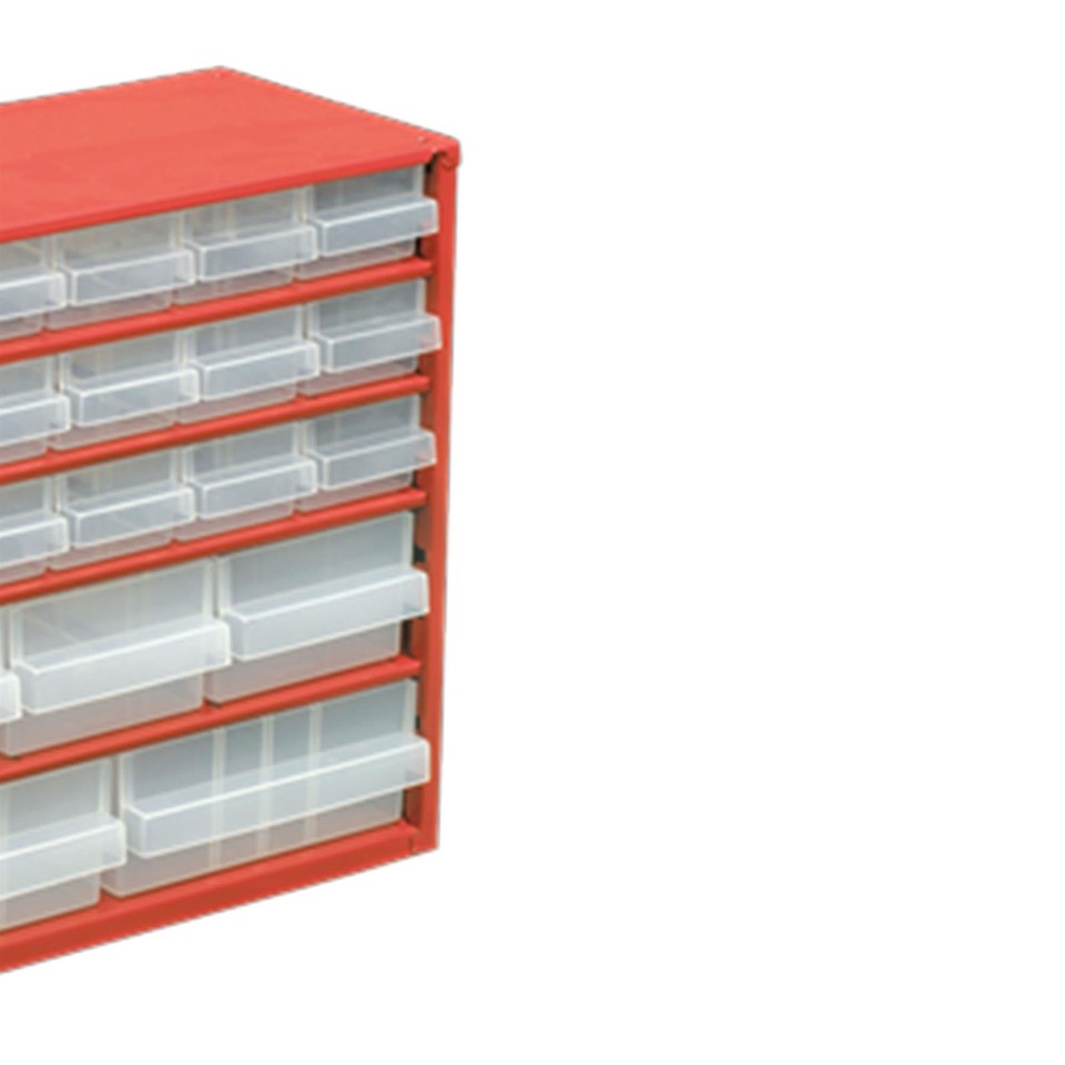 Cabinet Box 20 Drawer 310 x 147 x 285mm Quality Steel Frame Sealey ...