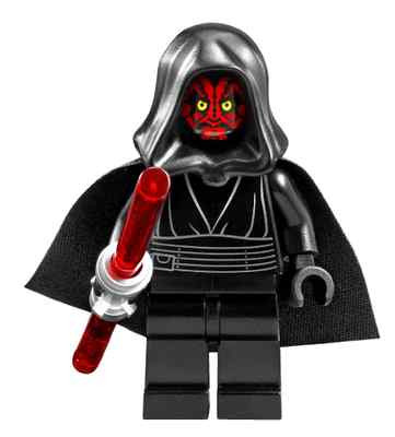 LEGO 7663 - Star Wars - Darth Maul w/ Dual Lightsaber - Mini Fig / Mini ...