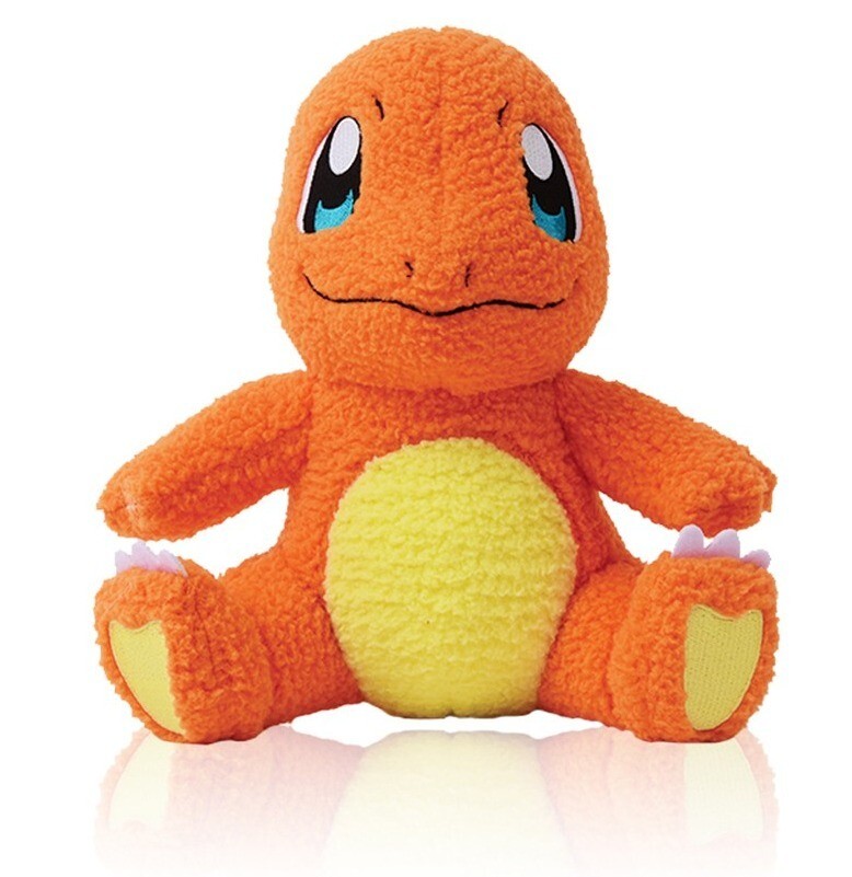 POKEMON Pocket Monsters Curly CHARMANDER Plush Doll 25cm Authentic ...