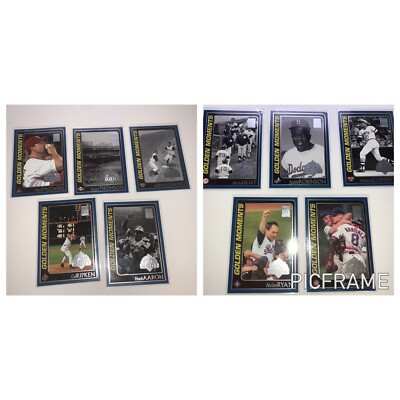 2001 Topps Opening Day Golden Moments 10 Cards(#155-#164) AAron ...