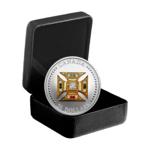 ST. EDWARD’S KING CROWN Queen Memory Mark 2023 CANADA 1oz Pure Silver ...