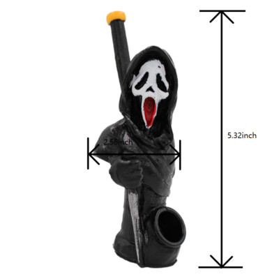 collectable decoration Resin scary mask smoking pipe | eBay