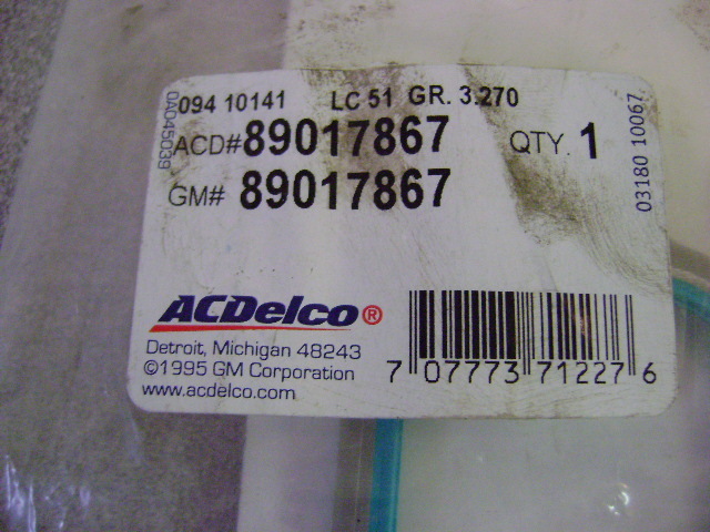 Engine Intake Manifold Gasket Set Upper ACDelco 89017867 for sale ...