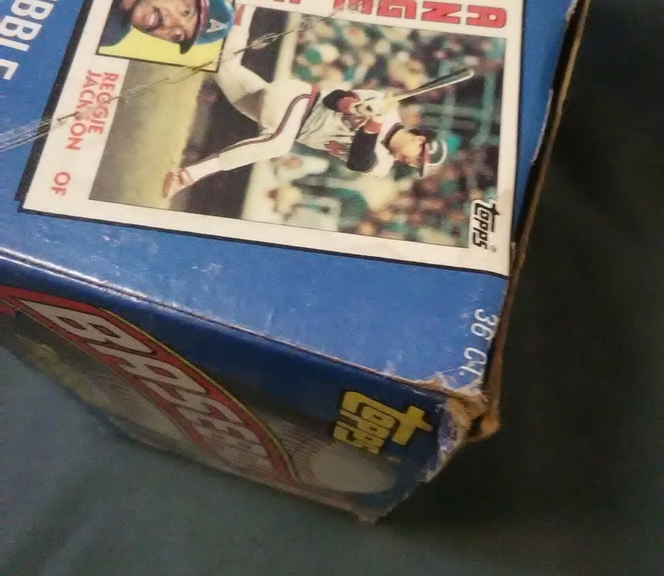 1984 Topps Baseball EMPTY Box & Wax Pack Wrappers (36) Only | eBay