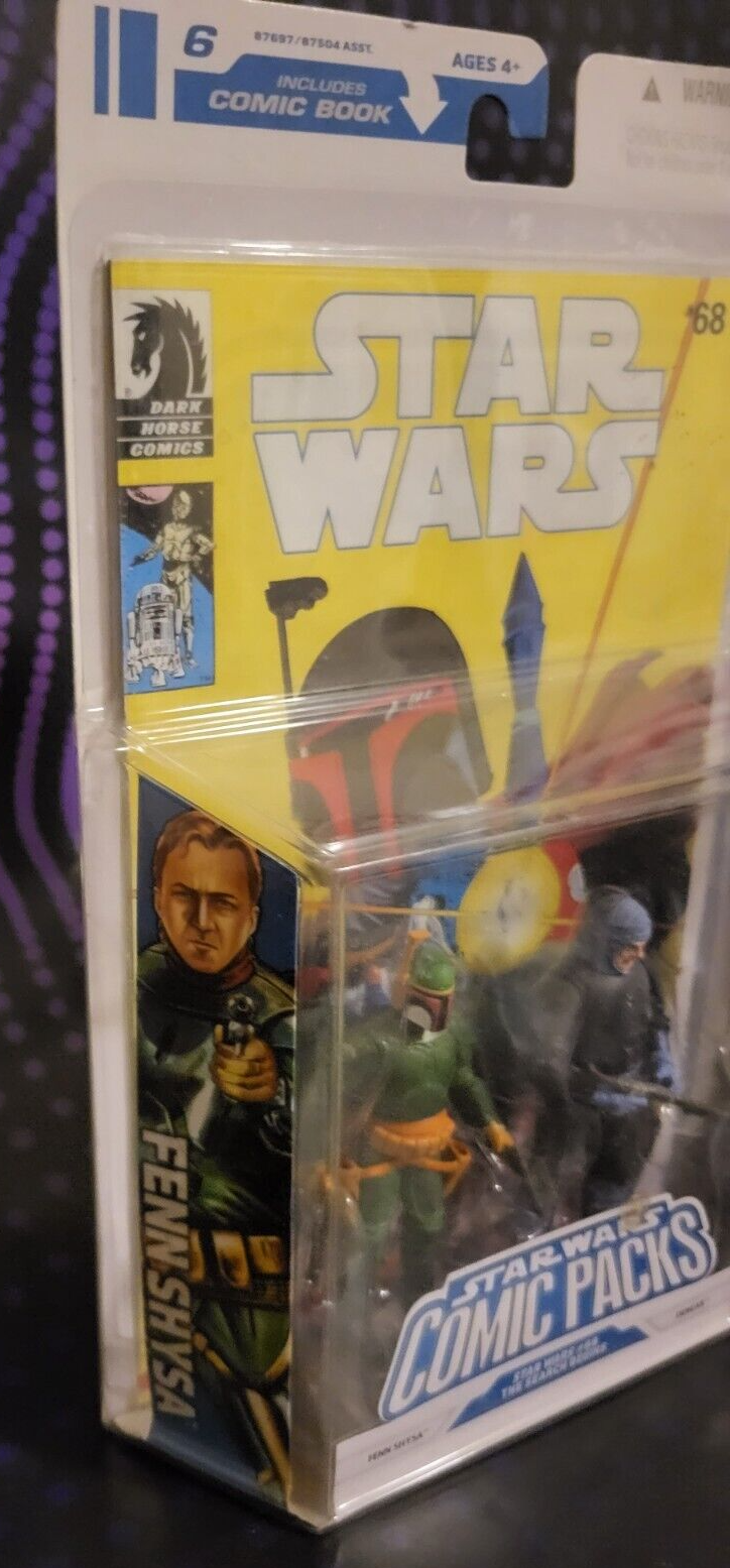 Star Wars Hasbro Fenn Shysa & Dengar Dark Horse #6 Comic Pack #68 ...