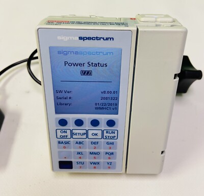 Baxter Sigma Spectrum Wireless IV Infusion Pump V6.05.13, Battery ...