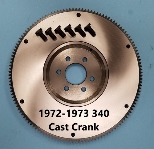 Mopar 1972-73 340 Cast Crank Flywheel 10.5” 130 tooth External Balance ...